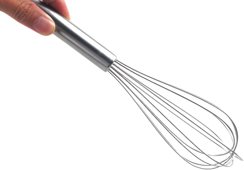 NZM 8 inch Stainless Steel Whisk, Professional Whisk for Kitchen ...