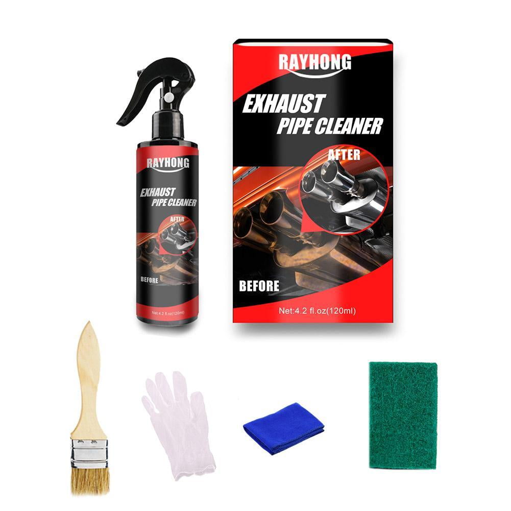 NZRUANE 120ml Car Exhaust Pipe Cleaner Kit Rust Remover Multi-Purpose ...