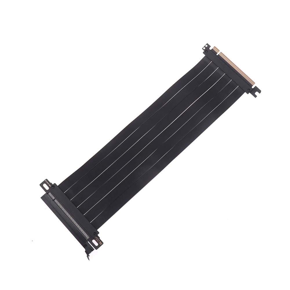 NZRUANE 90/180 Degree PCI-E 4.0 16x High Speed PCIe Riser Cable K K1X1 ...
