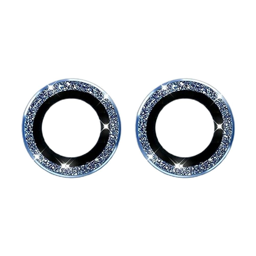 NZRUANE Glitter Metal Glass Camera Lens Protector Rings Cap Galaxy Z ...