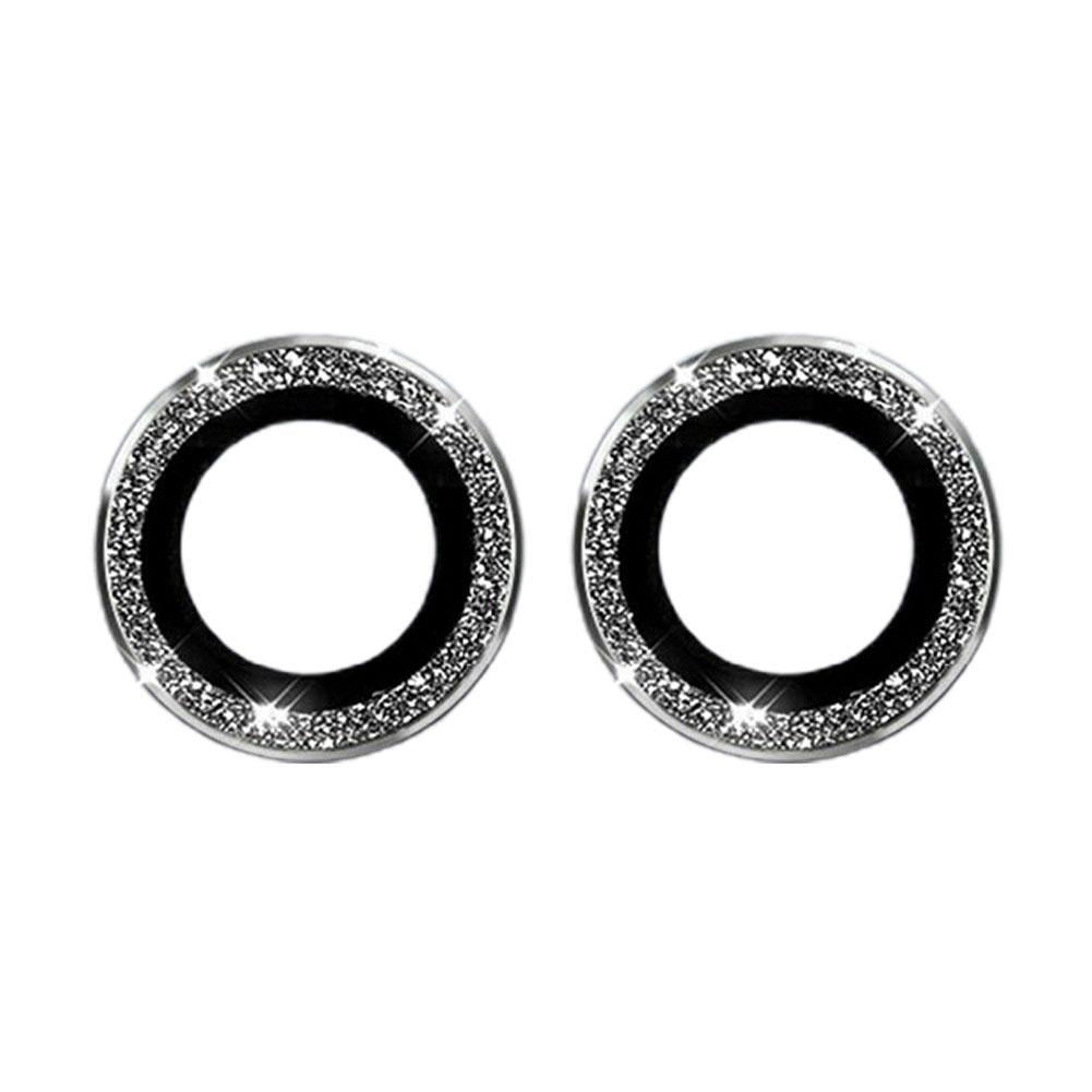 NZRUANE Glitter Metal Glass Camera Lens Protector Rings Cap Galaxy Z ...