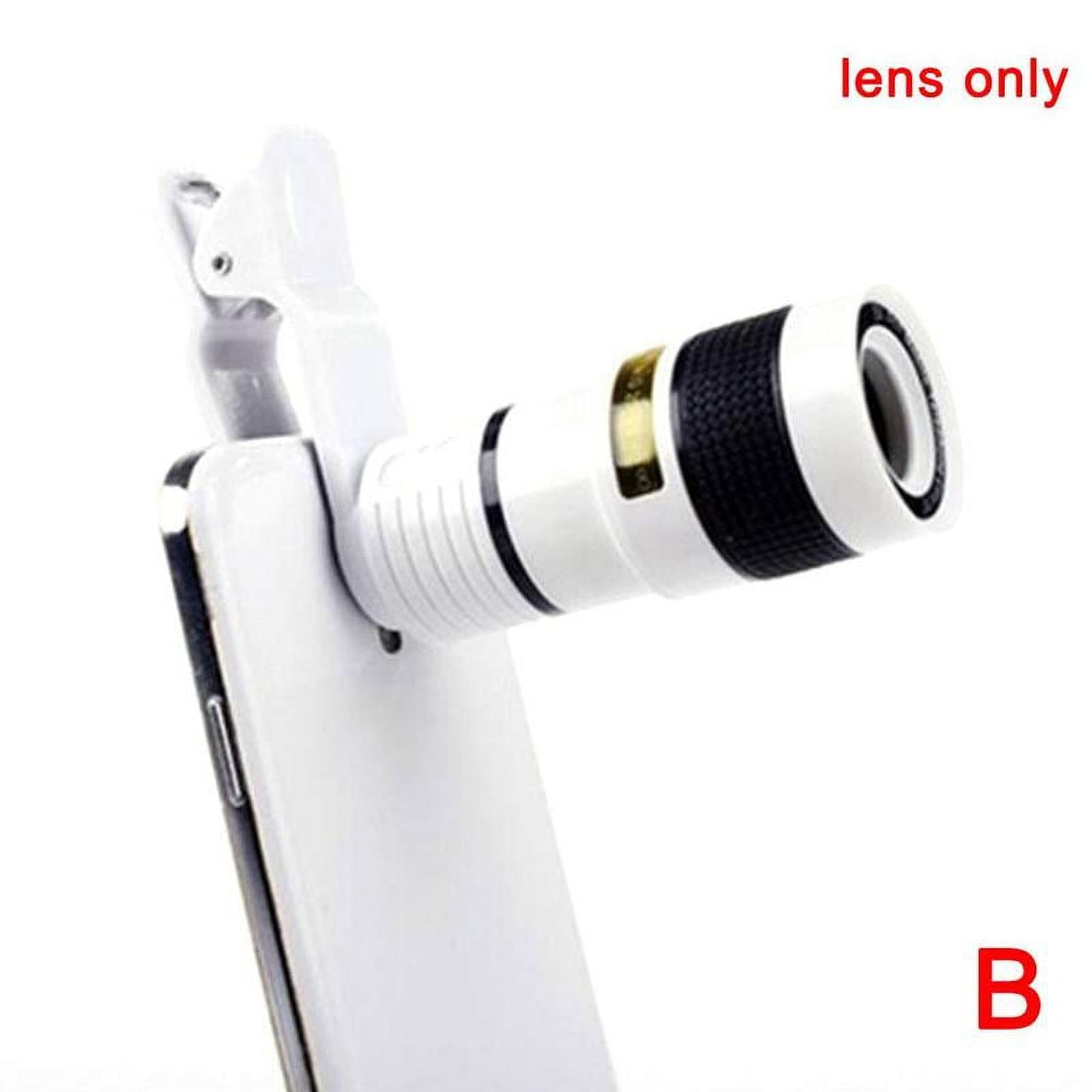 NZRUANE Optical Zoom Lens Telescope Telephoto Clip on For Mobile Phone ...