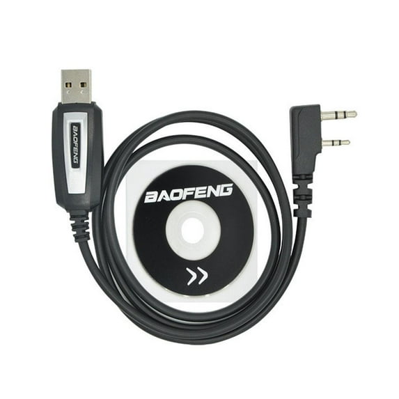 NZRUANE USB Programming Cable & Software For Baofeng UV-5R Radios Two ...