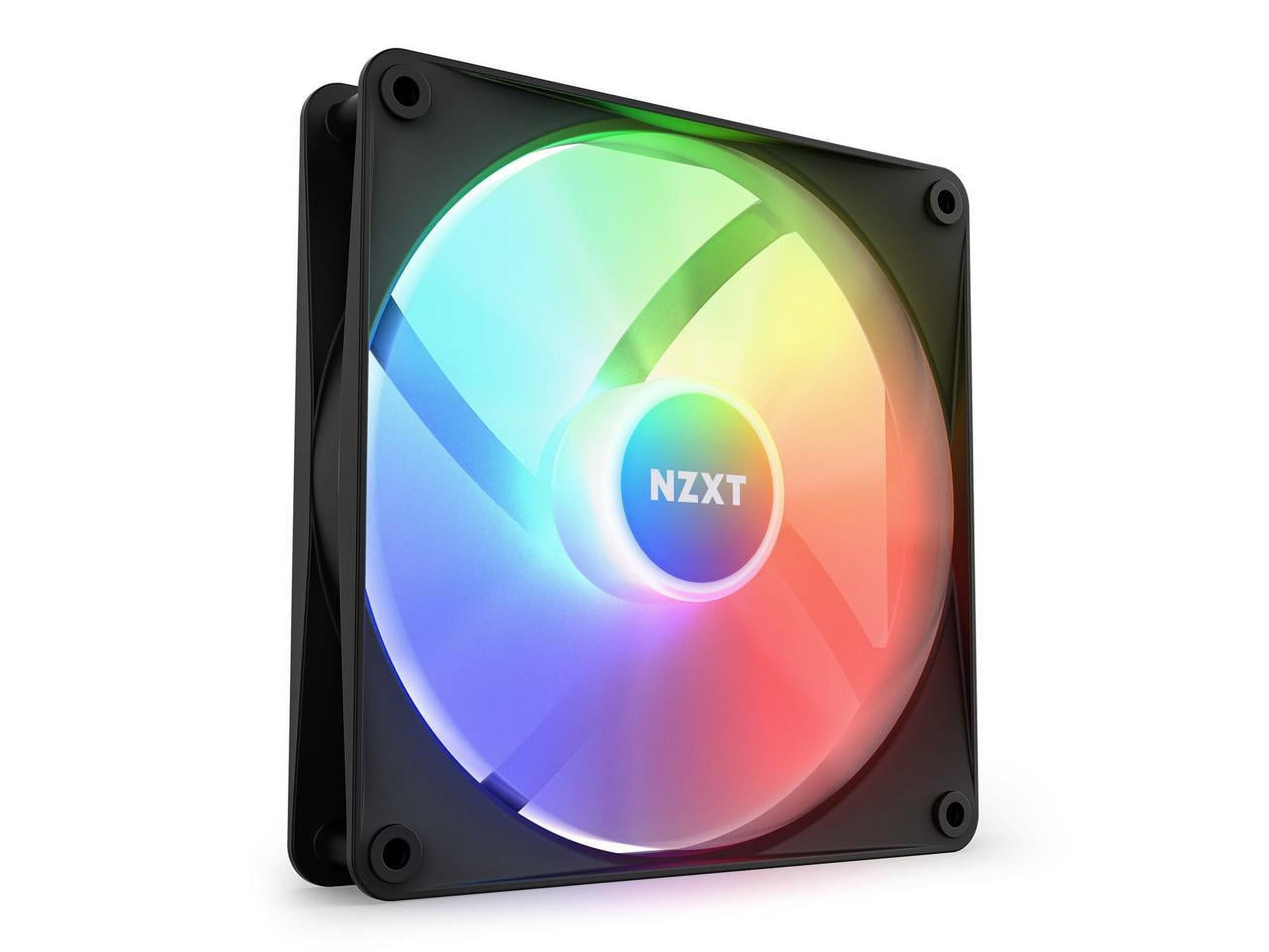 NZXT F140 RGB Core - 140mm Hub-Mounted RGB Fan - 8 Individually ...