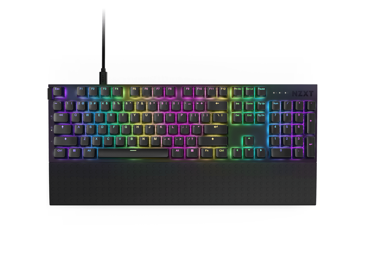 NZXT Function 2 Optical Gaming Keyboard, Linear optical switches, 8,000 ...