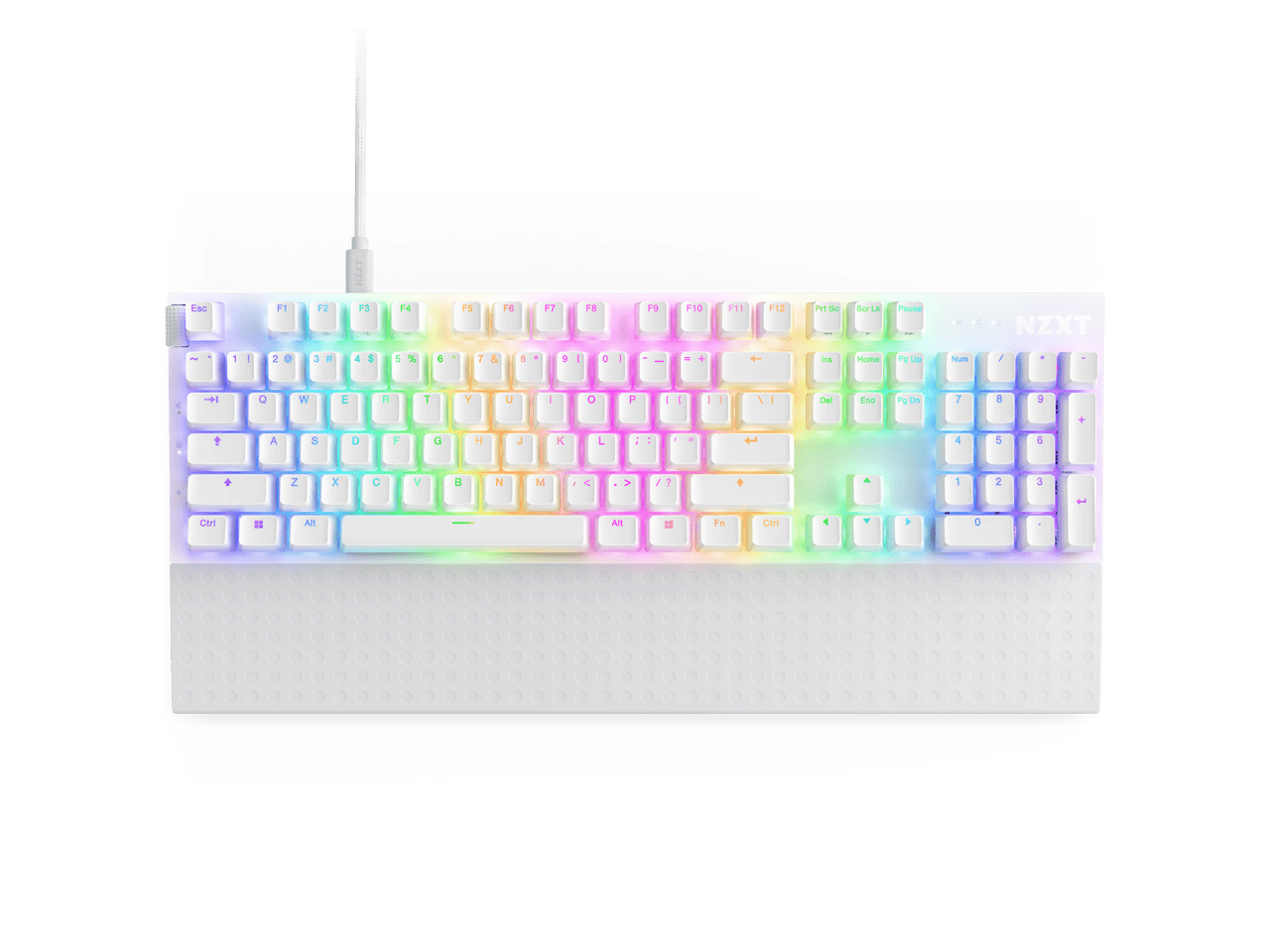 NZXT Function 2 Optical Gaming Keyboard, Linear optical switches, 8,000 ...