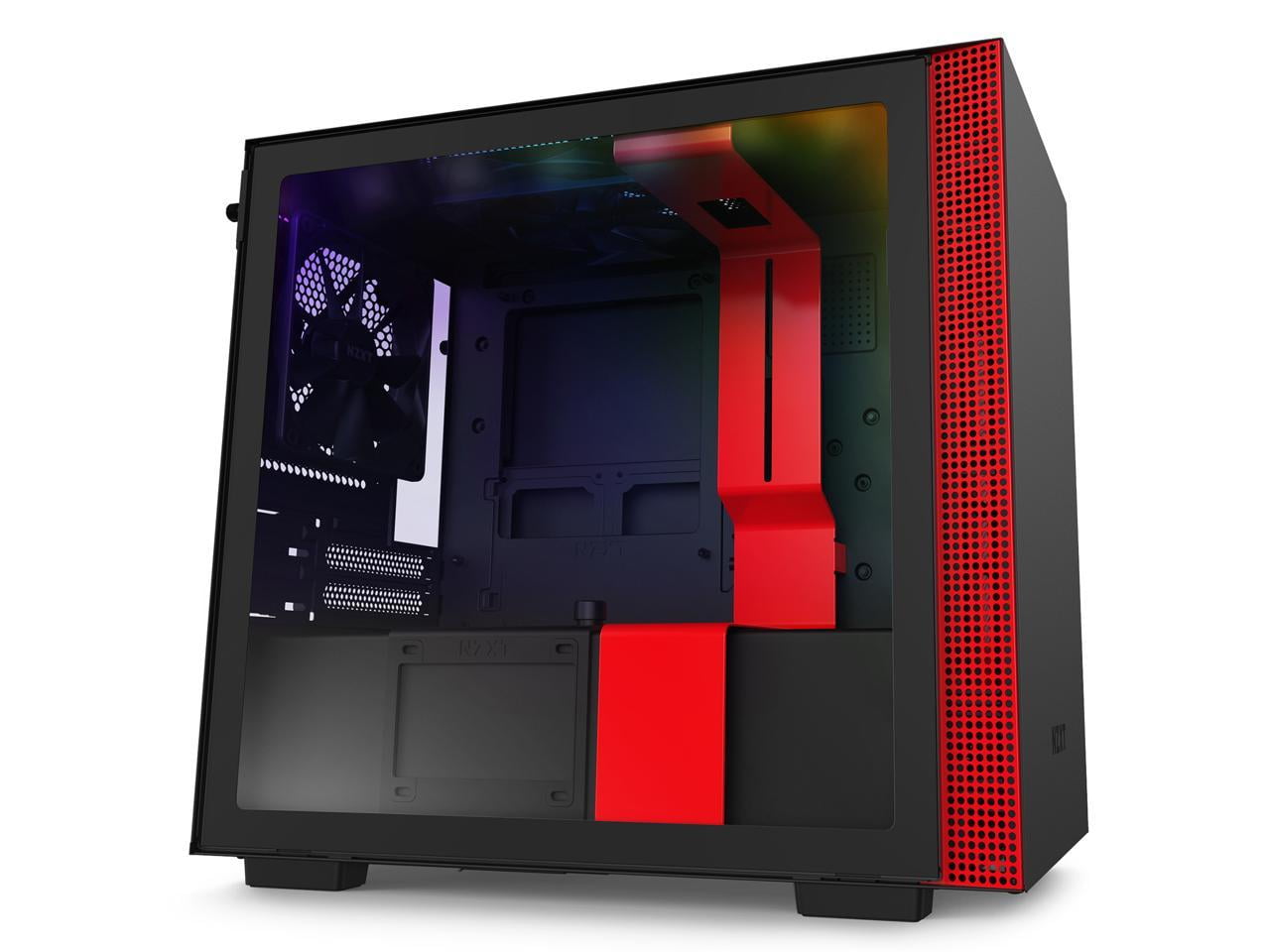 NZXT H210i Mini-ITX PC Gaming Case - USB Type-C - Tempered Glass - RGB ...