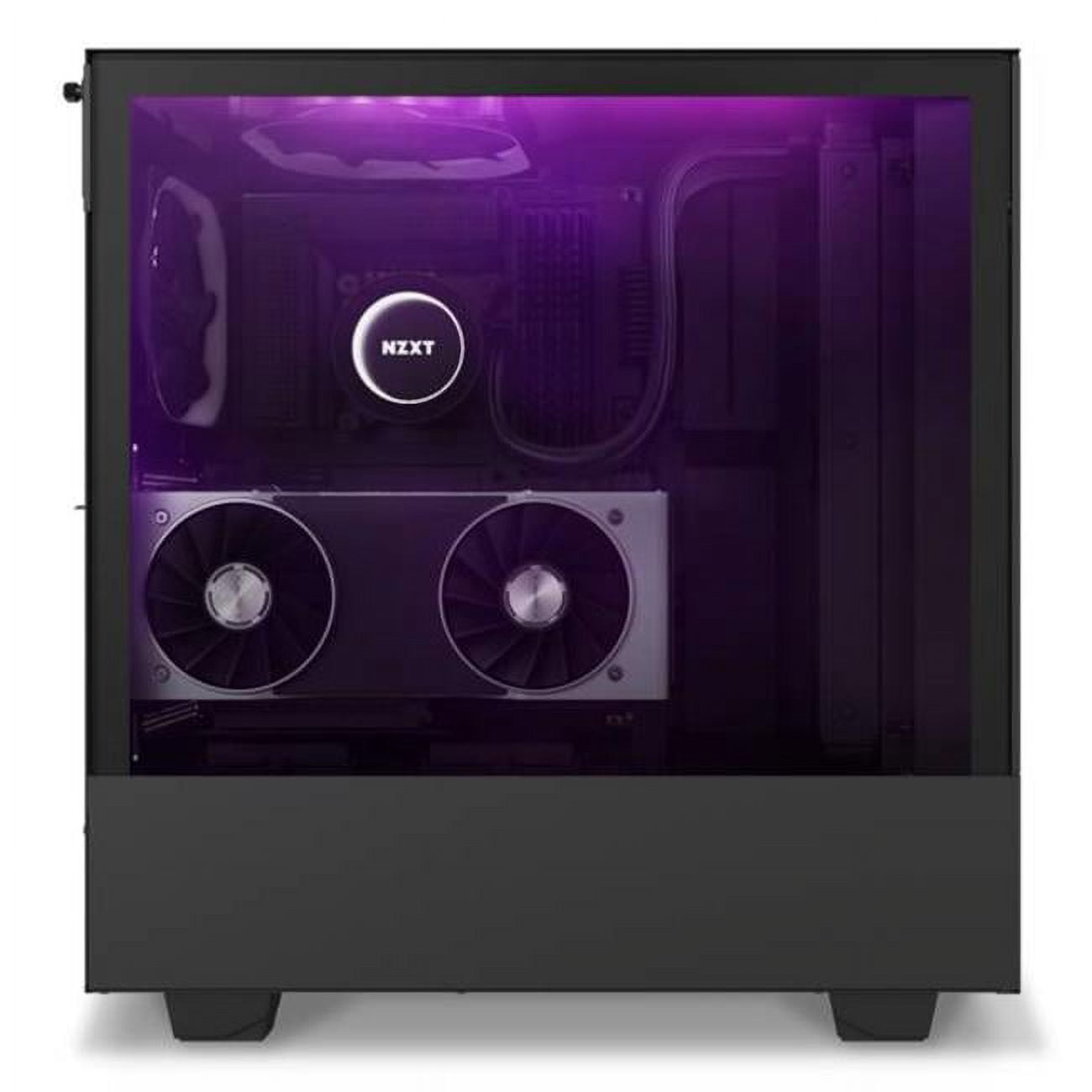 NZXT H510 Elite USB 3.5 x 2.5 in. ATX Mid-Tower Case, Matte Black ...