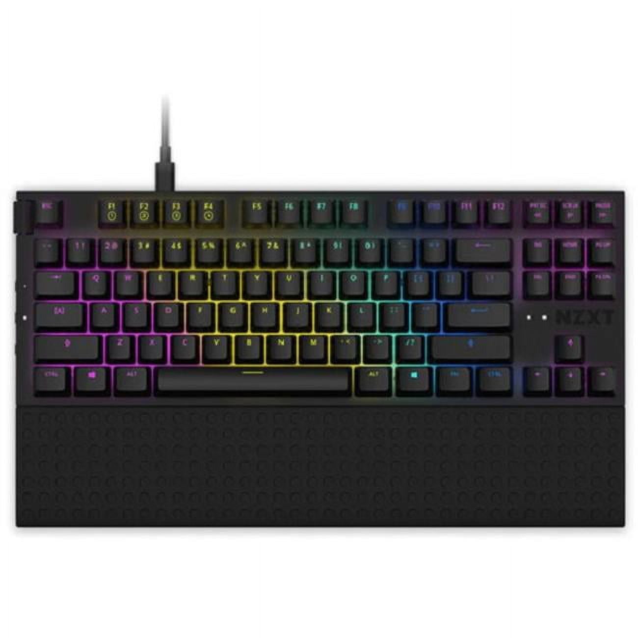 NZXT Function Tenkeyless - Keyboard - backlit - USB - QWERTY - US ...