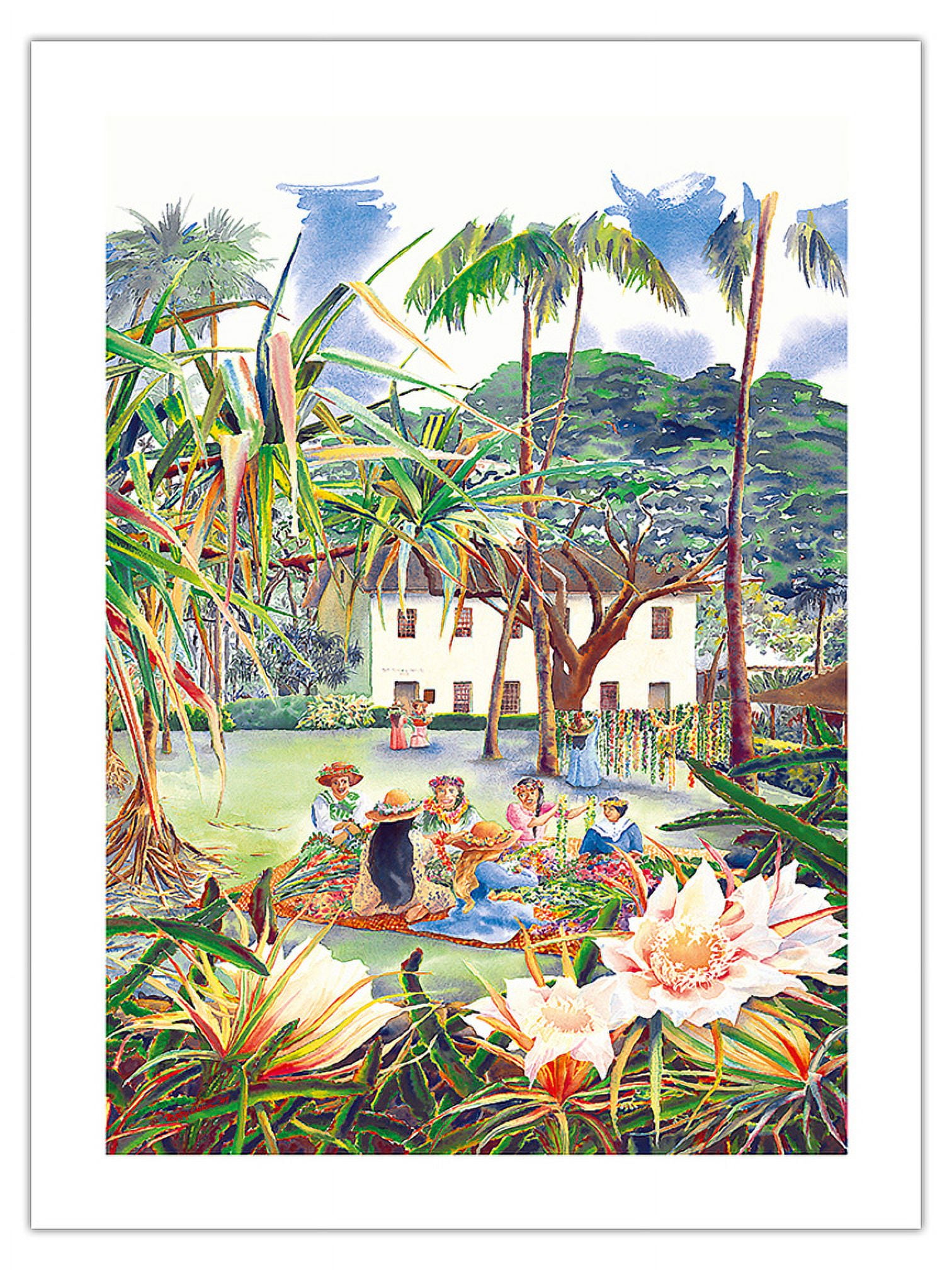 Na Hana Lei O Punahou - Hawaiian Leimaking Women - Punahou School ...