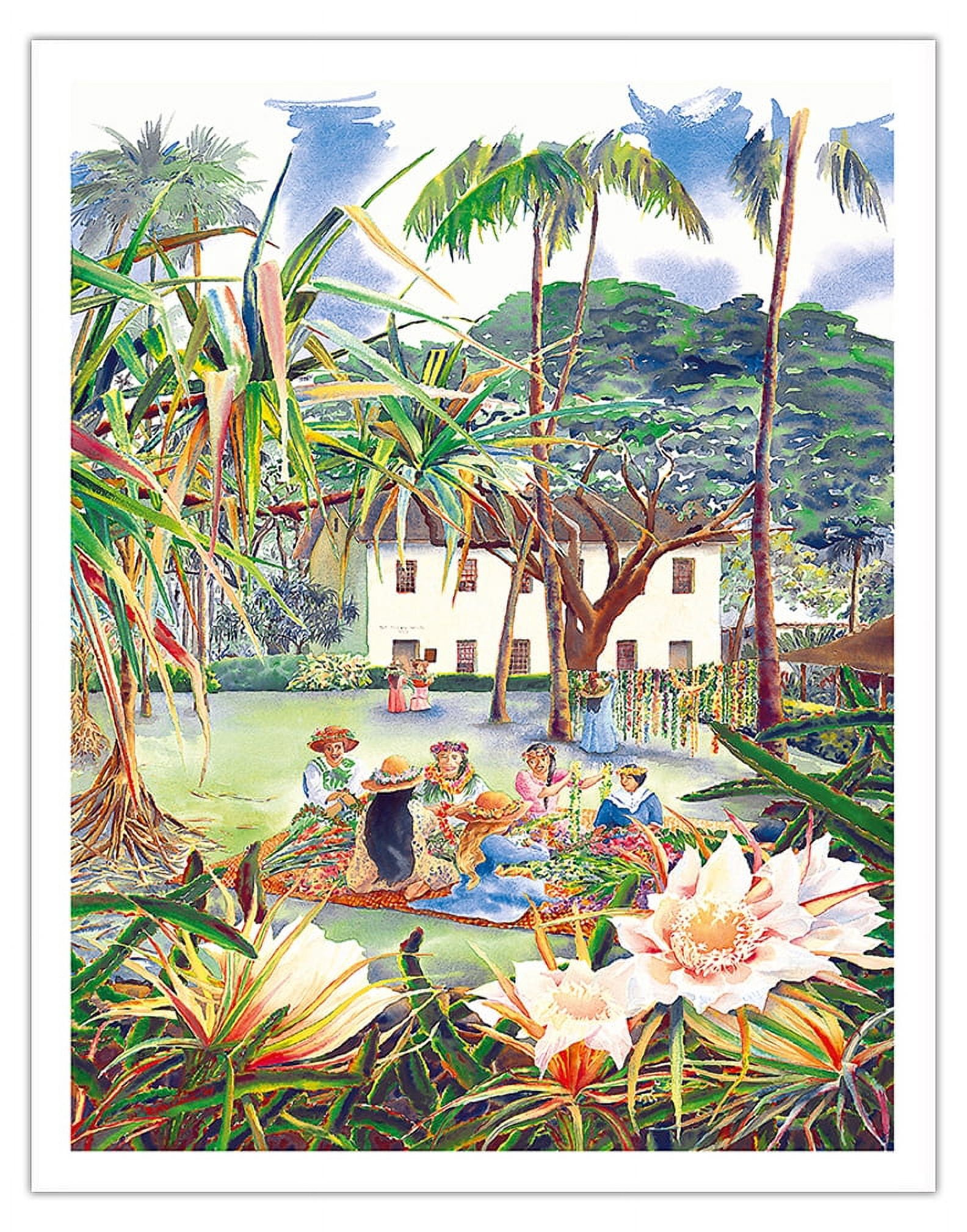 Na Hana Lei O Punahou - Hawaiian Leimaking Women - Punahou School ...