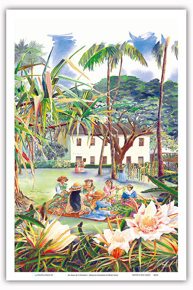 Na Hana Lei O Punahou - Hawaiian Leimaking Women - Punahou School ...