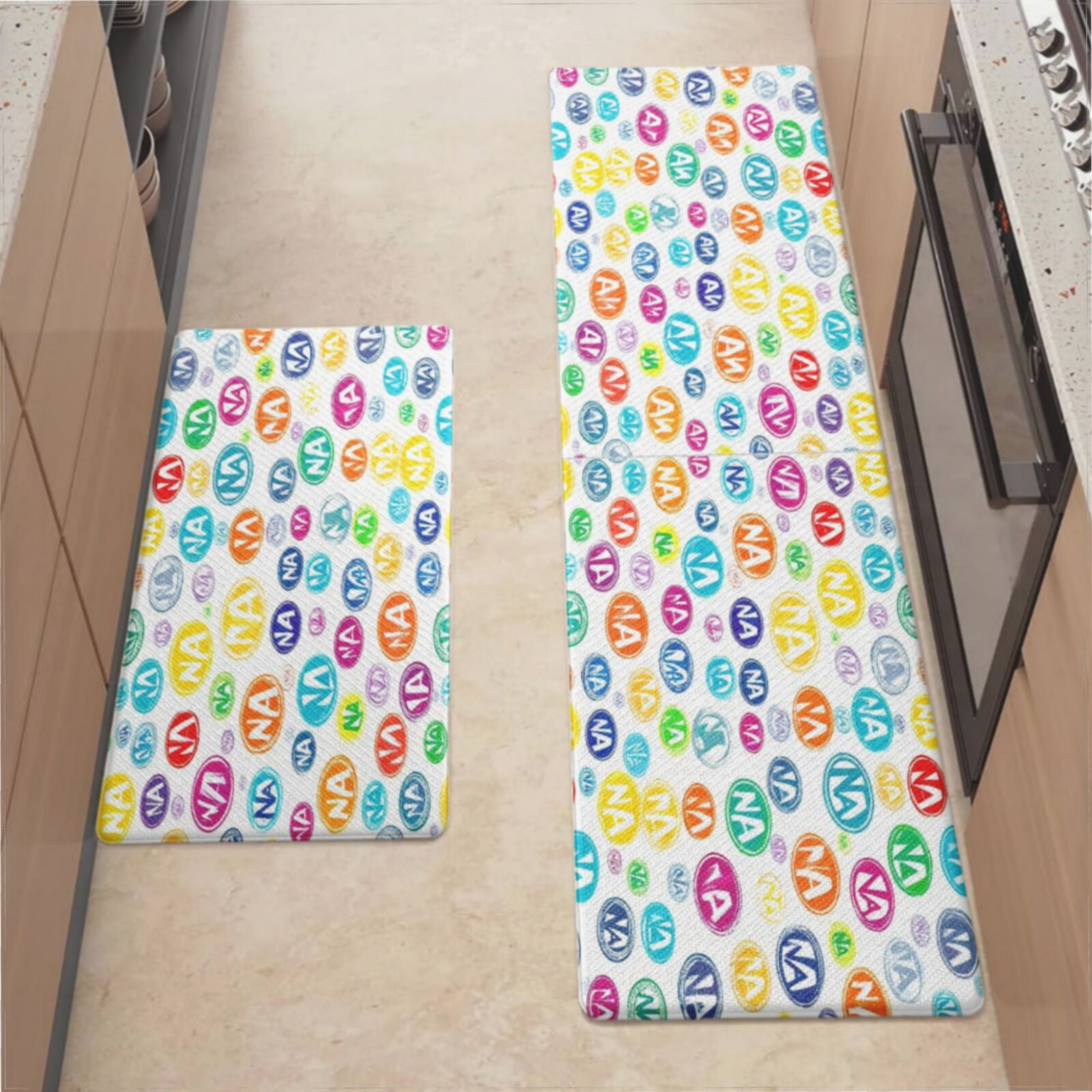 Na Narcotics Anonymous Colorful Symbols And Logo Gifts Pvc Kitchen Mat ...