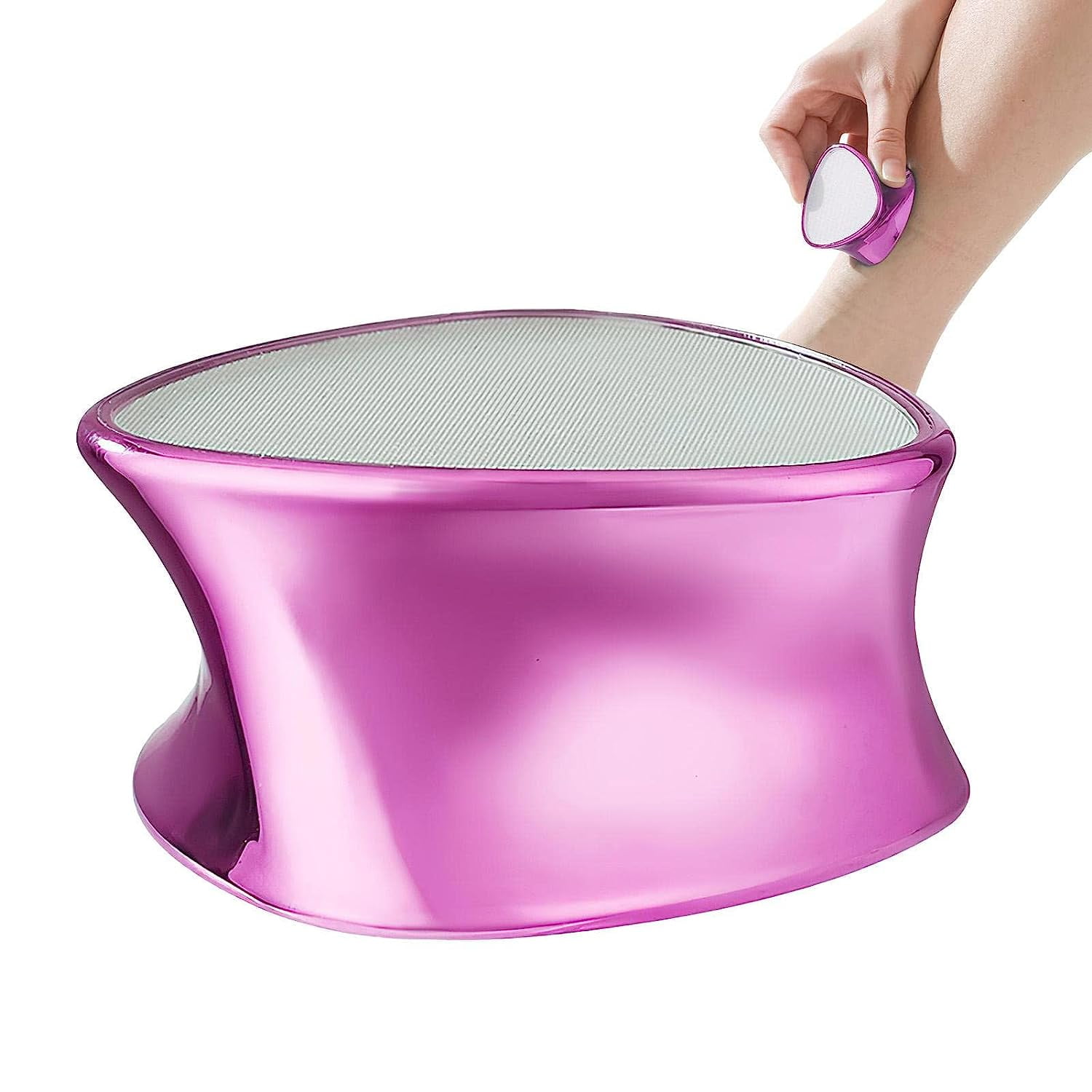 Na-No Glass Foot Grinder and Crystal hair Eraser 2 in 1 Crystal Hair ...