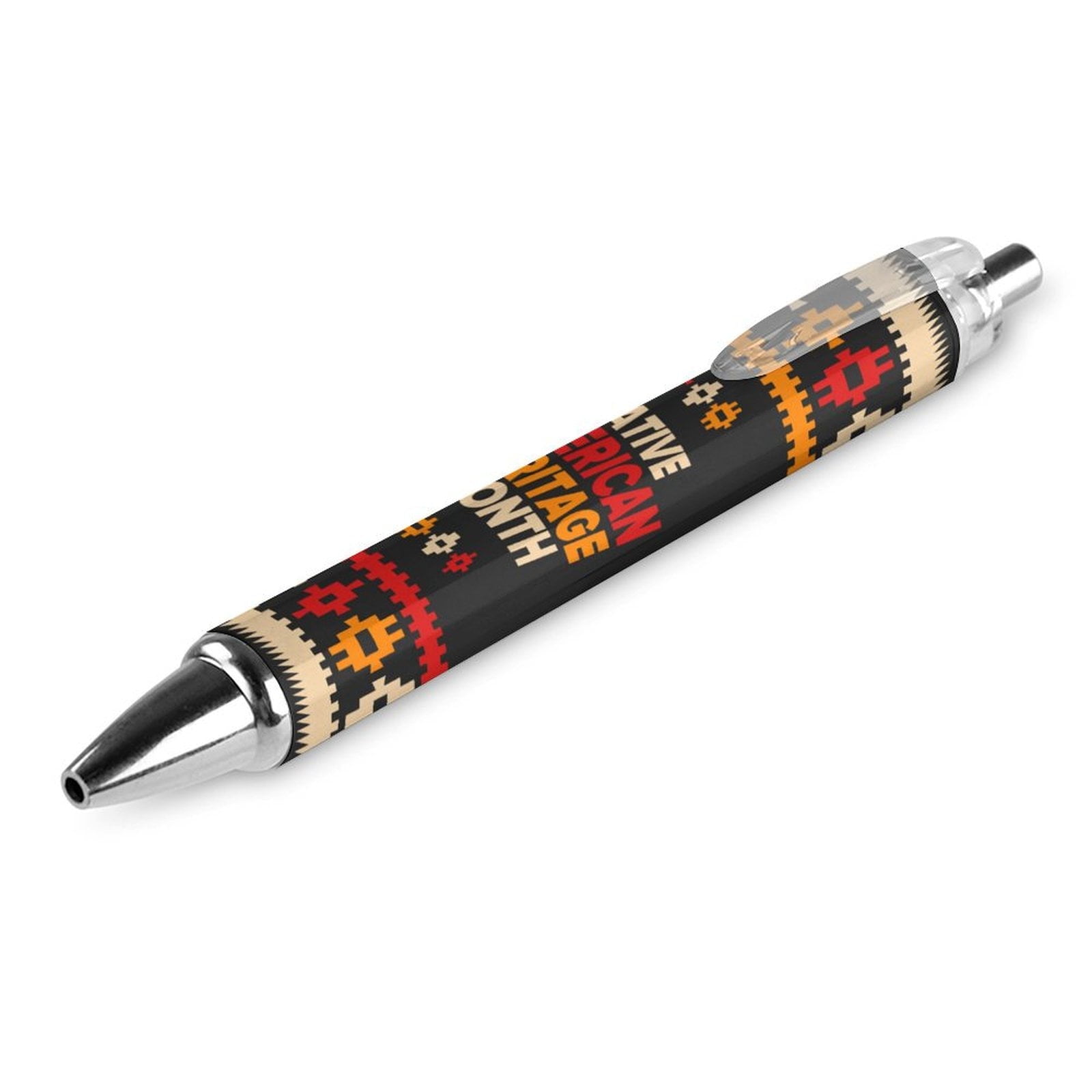 Na-tive American Heritage Month Ballpoint Pen Retractable Pens Black ...
