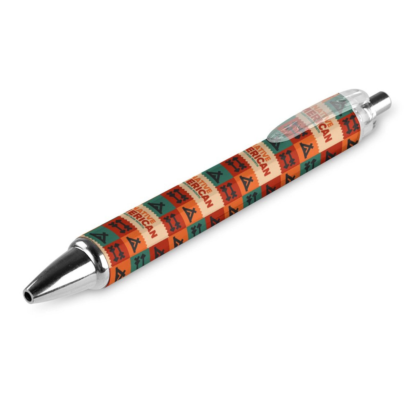 Na-tive American Heritage Month Ballpoint Pen Retractable Pens Black ...