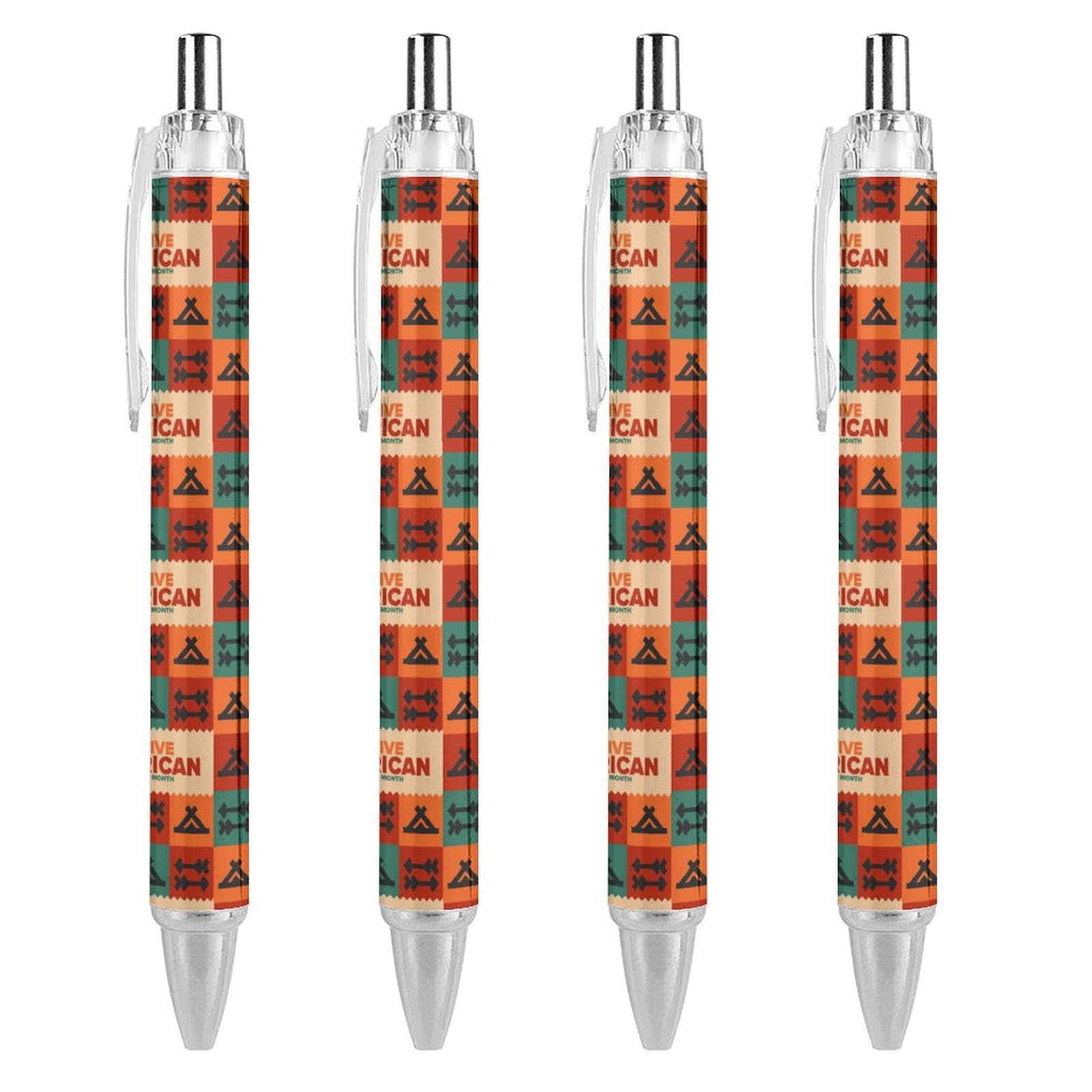 Na-tive American Heritage Month Ballpoint Pen Retractable Pens Black ...