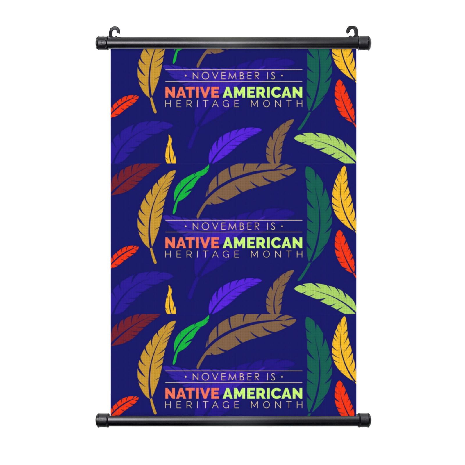 Na-tive American Heritage Month Indigenous Pride Poster Wall Art Banner ...