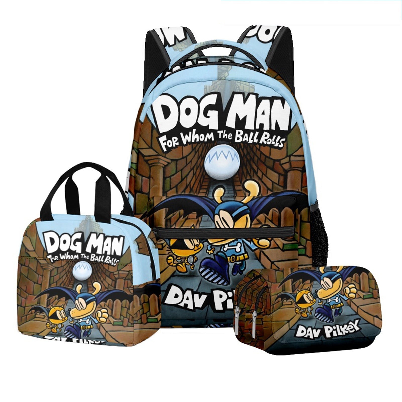 NaNaBag Hiking Master Dog Man Backpack 3PC, Large Capacity Travel ...