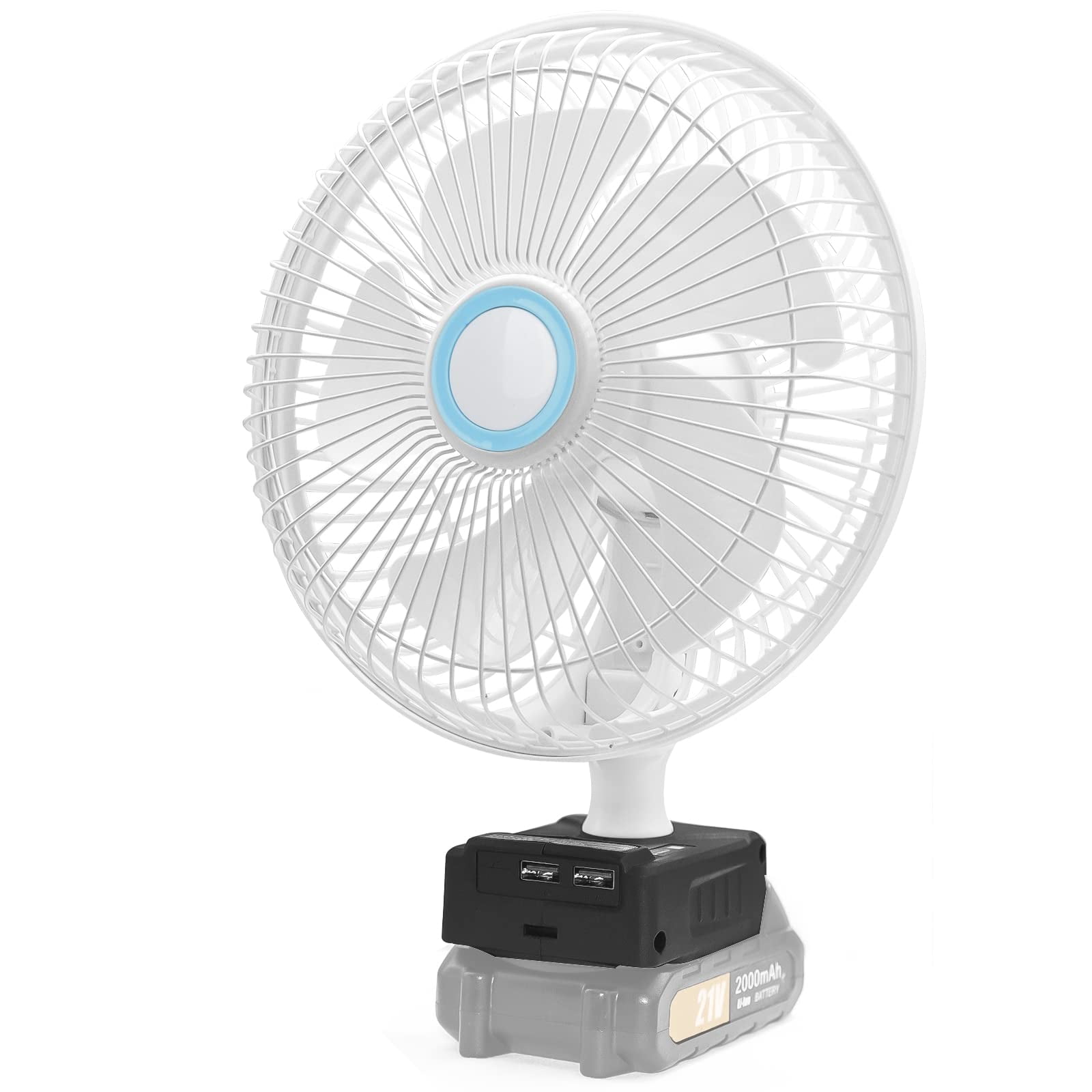 NaTiddy 11'' 3-Speed Portable Cordless Job Site Fan - Walmart.com
