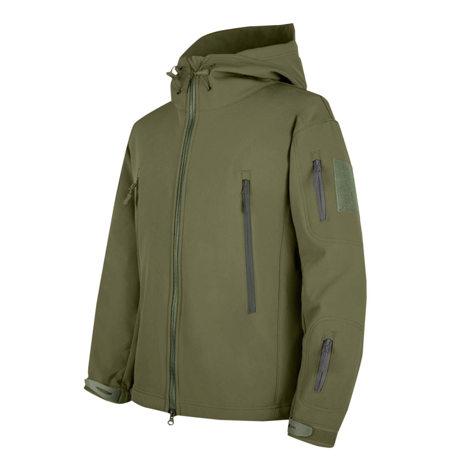 NaWent Men's Special Military Tactical Soft Shell Jacket Coat Green 12 ...