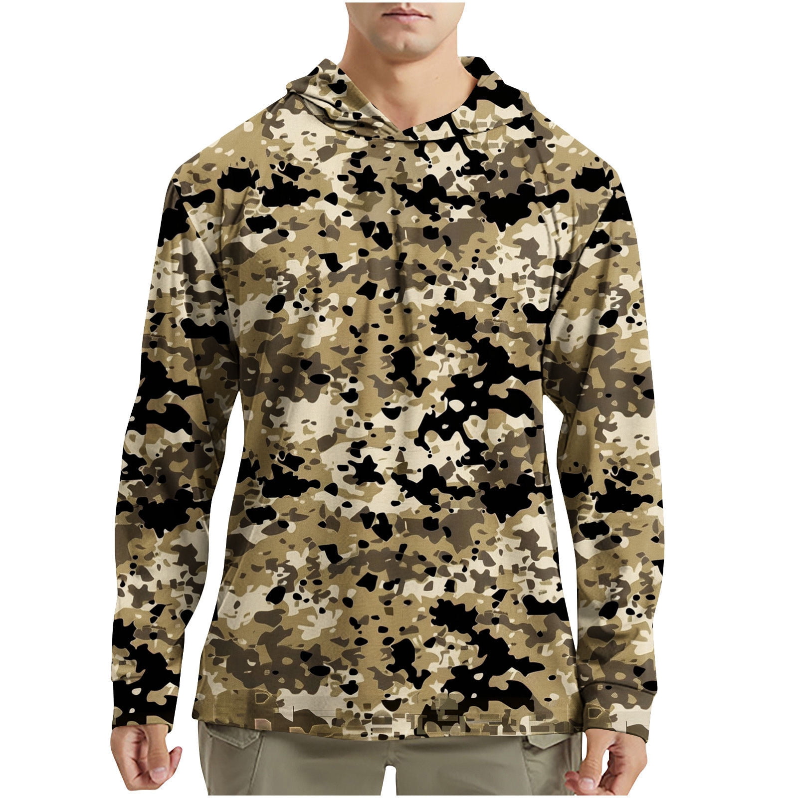 NaWent UPF 50+ Men’s Hunting Shirts Summer Lightweight Breathable Snug ...