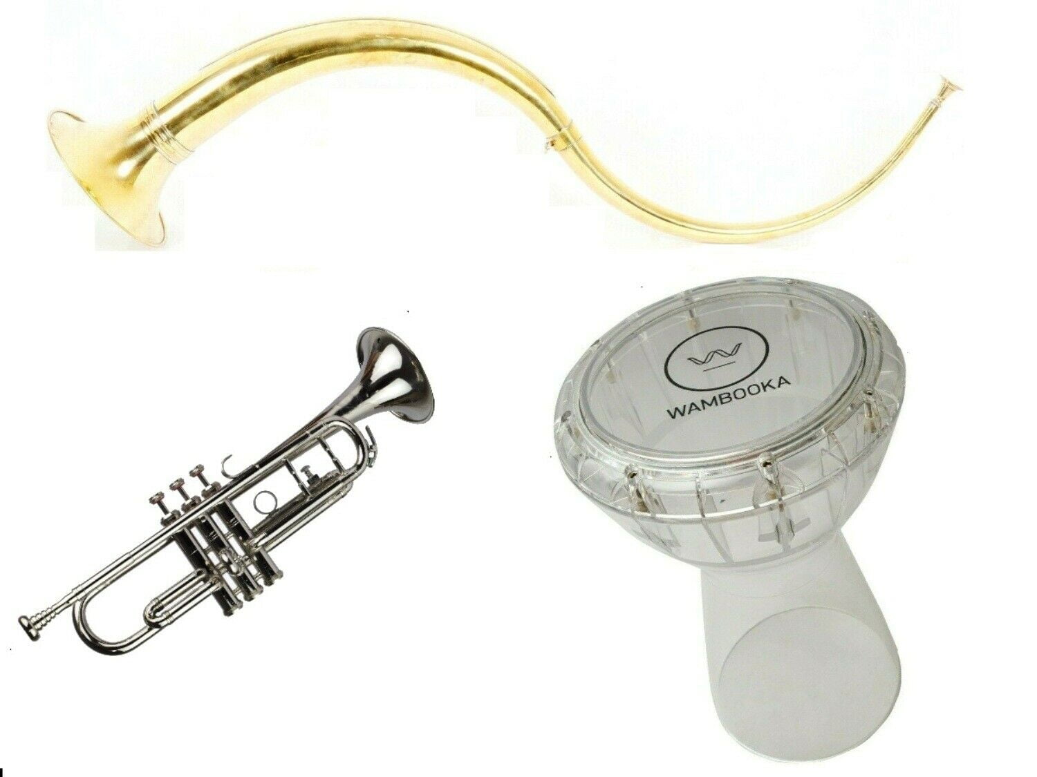 Naad Folk Musical Brass Narsinga Steel Trumpet Wambooka Small ...
