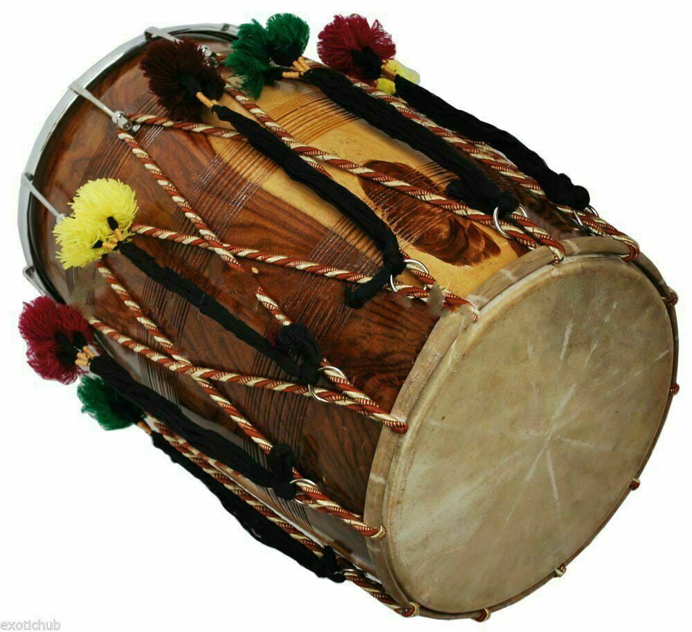 Naad Musical Instrument Indian Wedding Musical Punjab Bhangra Dhol With ...