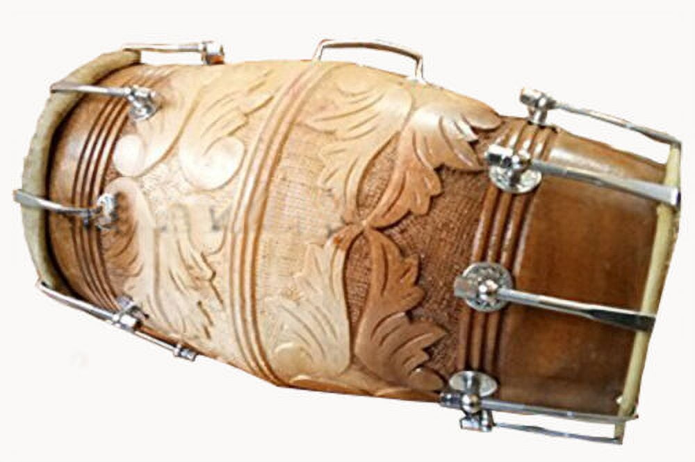 Naad Wood Professional Dholak with Carry Bag (Brown),Bag Mango Wood ...