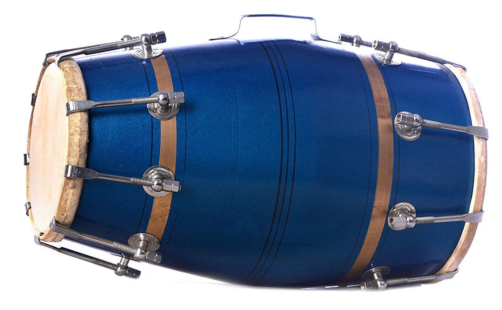 Naad Wood Professional Dholak with Carry Bag (Brown),Bag Mango Wood ...