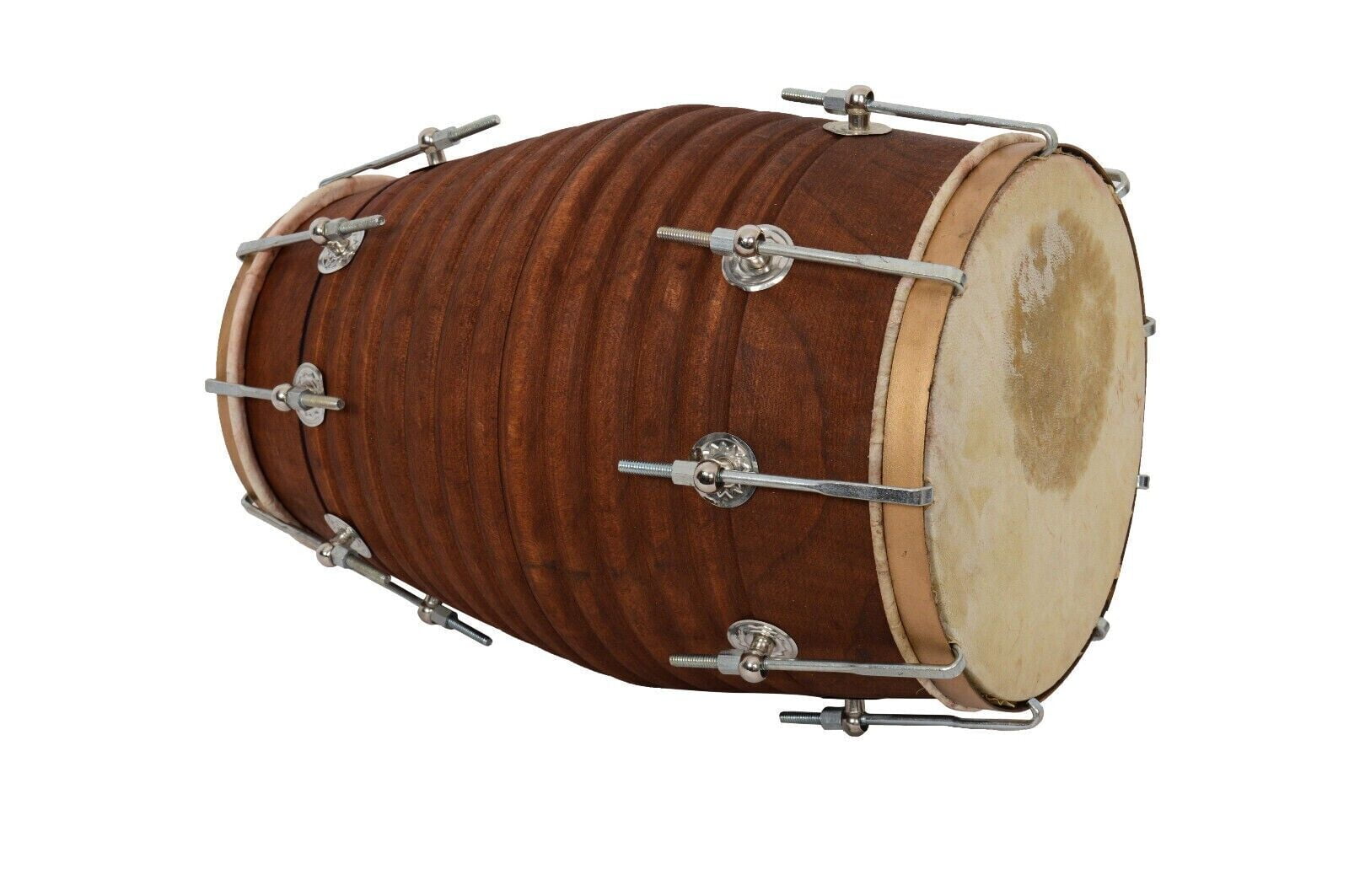 Naad Wooden Dholak Indian Folk Musical Instrument Drum Nuts N Bolt ...