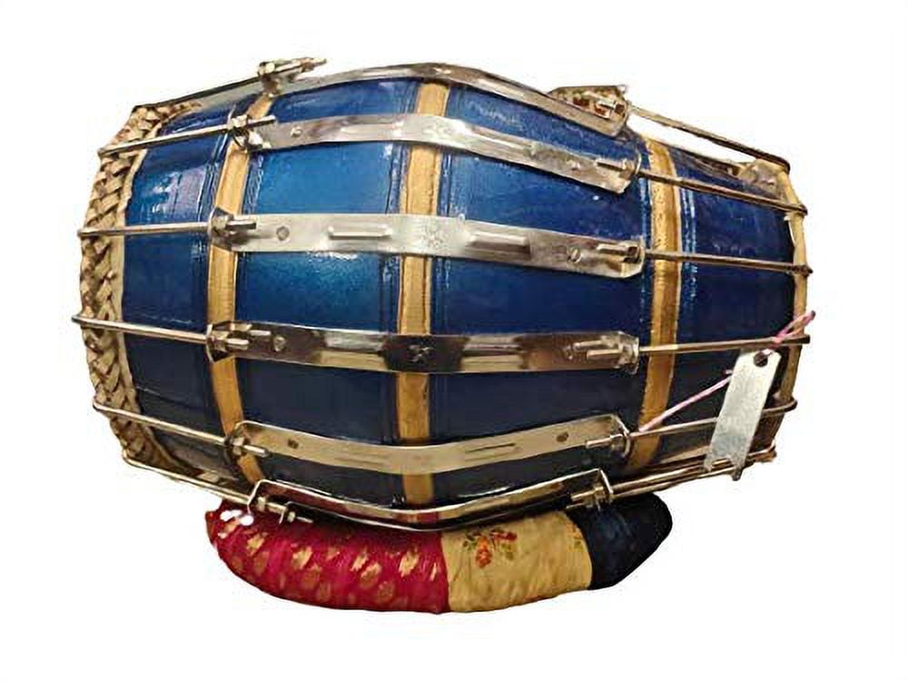 Naad Wooden Musical Dholak Instrument Drum Nuts & Bolt [Blue] 2023 ...