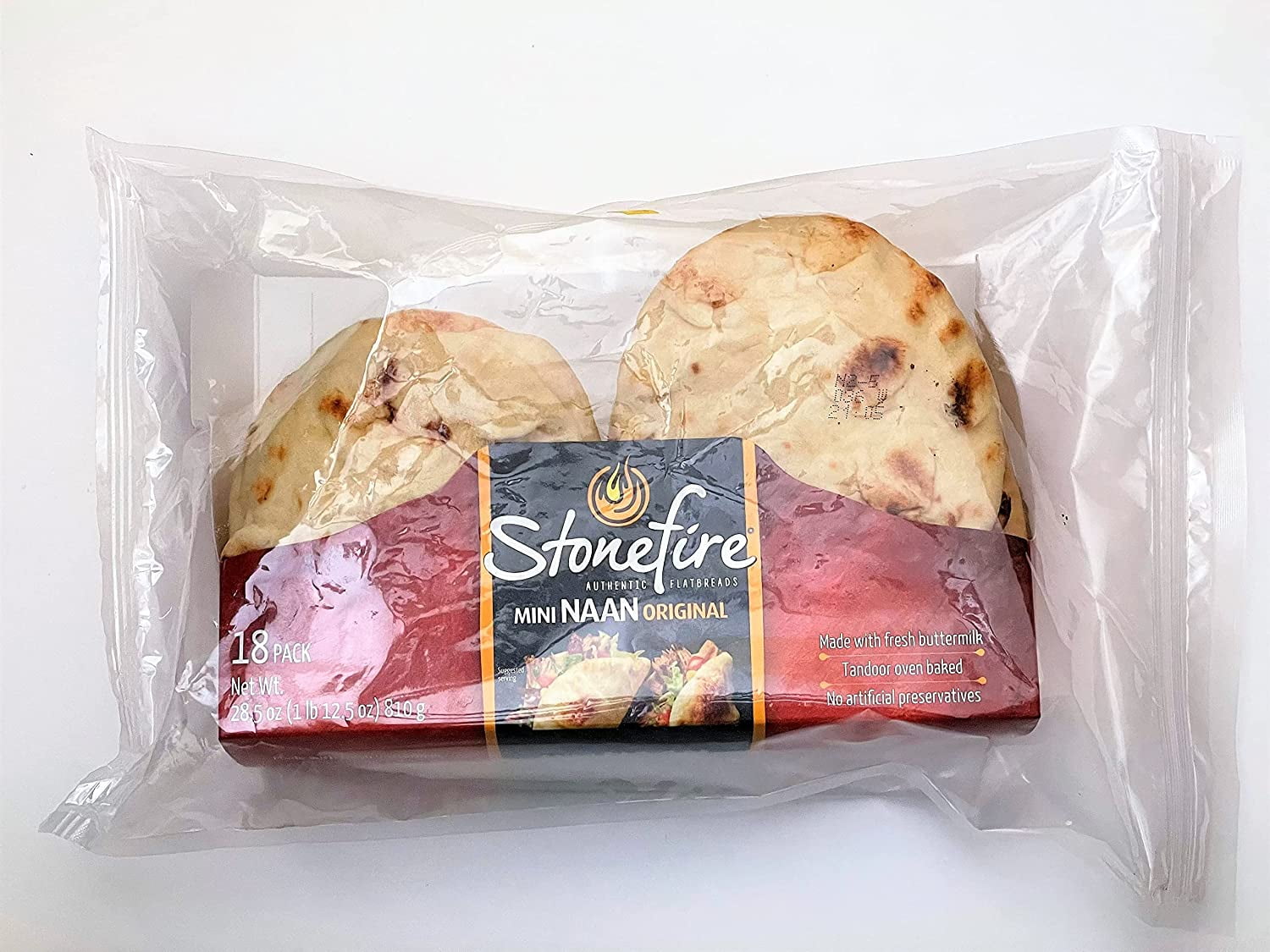 Naan (Original) Authentic Flatbreads, 18 Flatbreads Total in a resealable packaging - Walmart.com