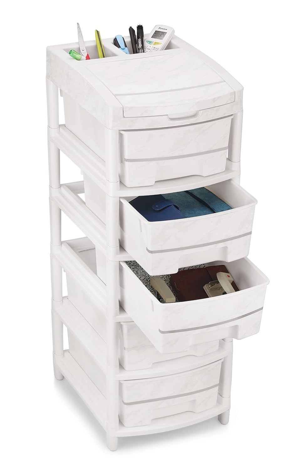 Nabhya Granite Finish Design Multipurpose 5 Layer Drawer With Extra ...