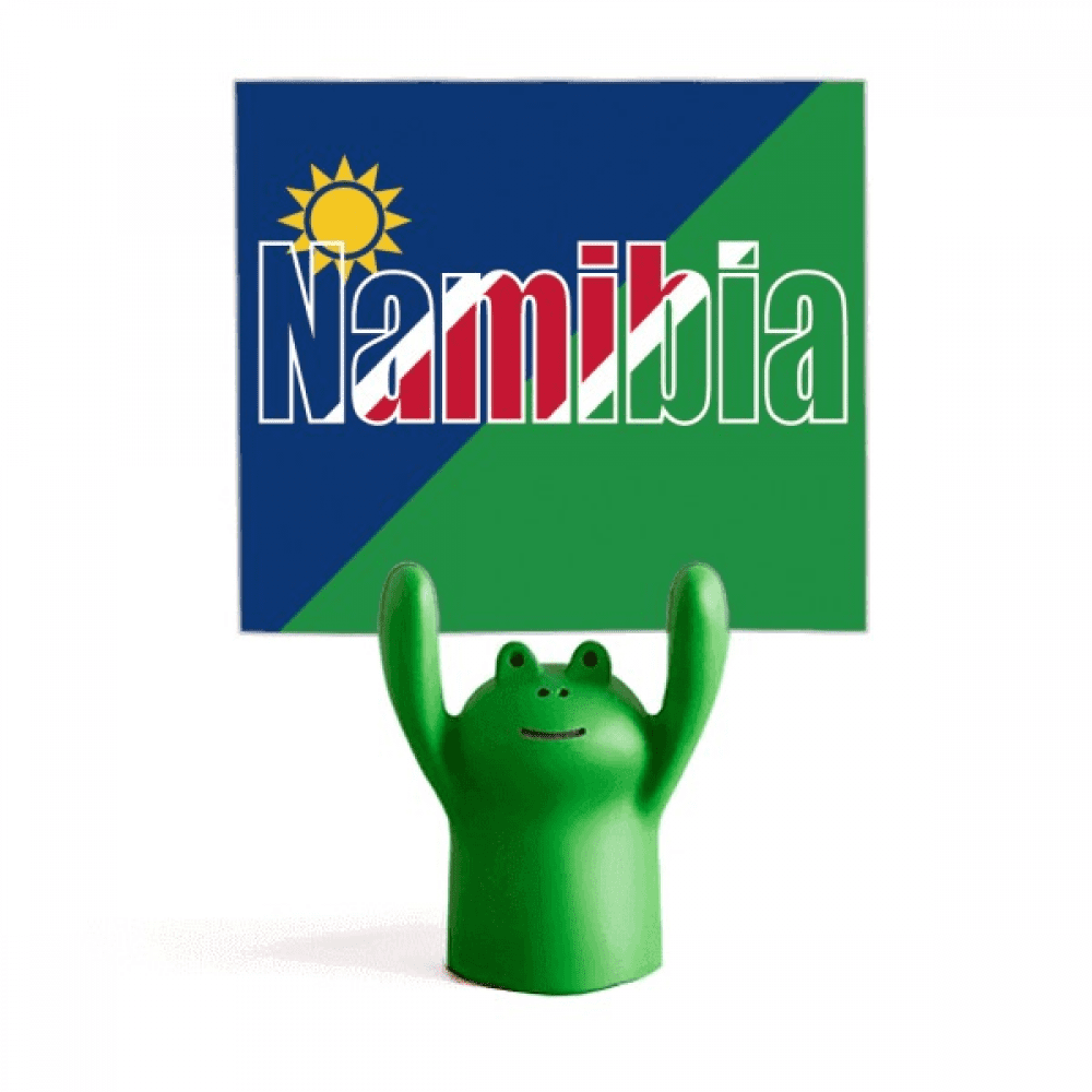 Nabia Country Flag Name Memo Holder Cartoon Animal Frog Stand ...