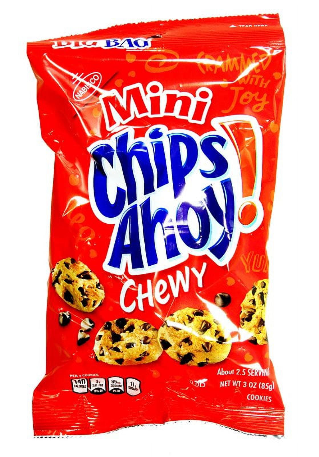 Nabisco Big Bags, Chips Ahoy Mini Chewy, Count 12 (3 oz) - Cookie ...