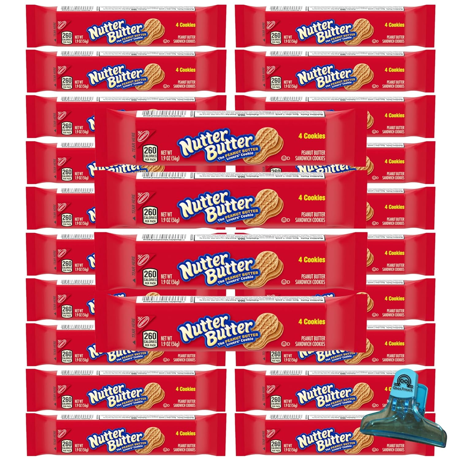 Nabisco Butter Cookies - Natural Butter - 24 Butter cookies individual packs (pack of 24) 4 ...