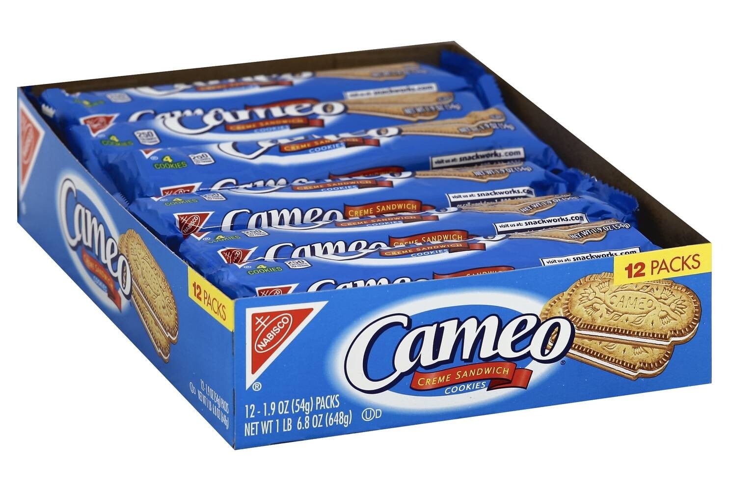 Cameo Cream Sandwich Cookies, 13.3oz 12 pack - Walmart.com