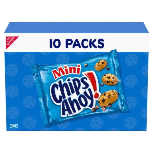 Nabisco Chips Ahoy! Mini Cookies, 1 oz, 10 count(packaging may vary ...