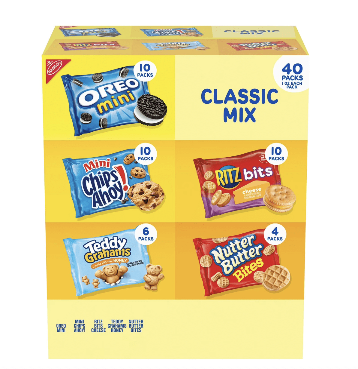 Nabisco Classic Mix Cookie & Cracker, Variety Pack, 40 pk. - Walmart.com