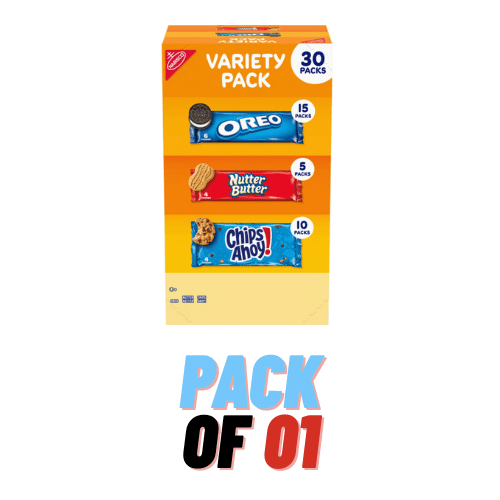 Nabisco Cookie Variety Pack, 30 Count – Includes Oreo, Chips Ahoy ...