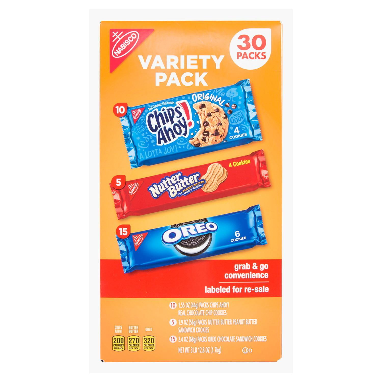 Nabisco Cookie Variety Packs (30 Pack) - Walmart.com