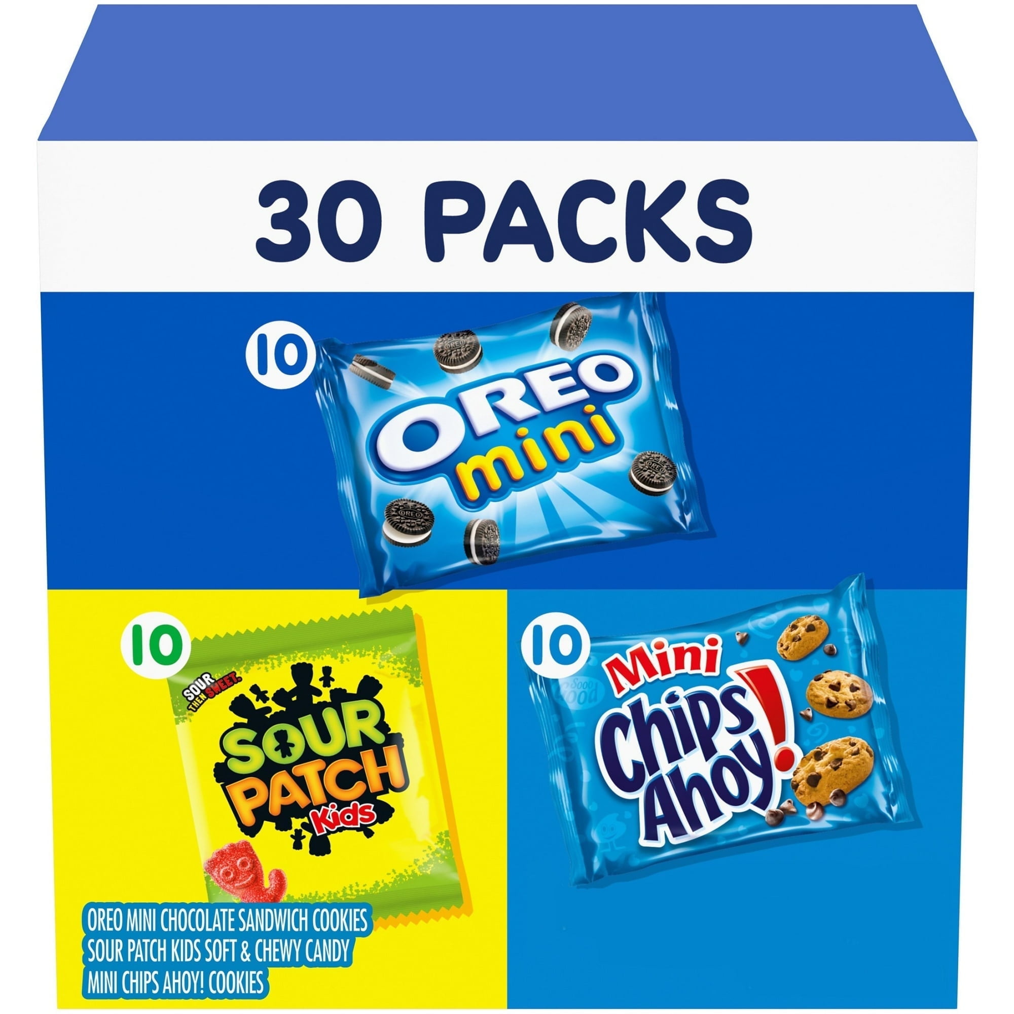 Nabisco Cookies & Candy Variety Pack, SOUR PATCH KIDS, OREO and CHIPS ...