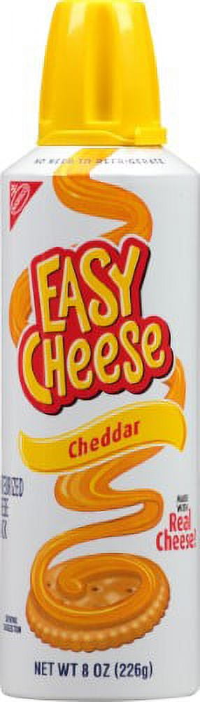 Nabisco Easy Cheese Cheddar (Pack of 8) - Walmart.com