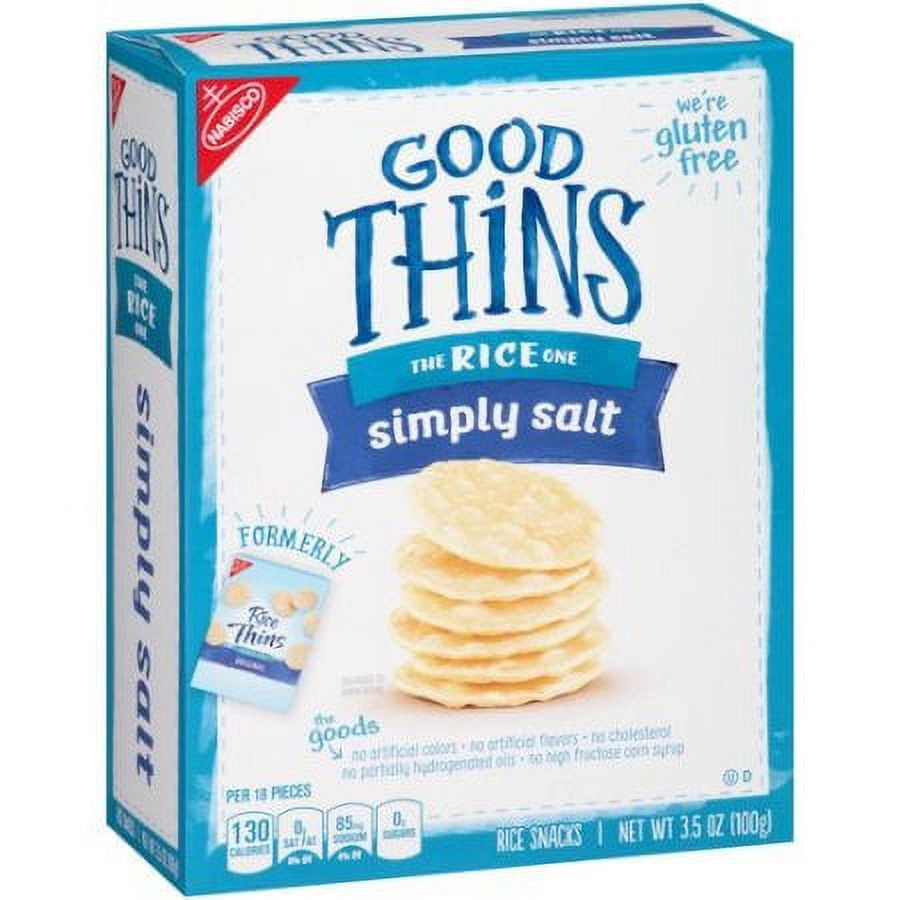 Nabisco Good Thins the Rice One Simply Salt - Walmart Business Supplies