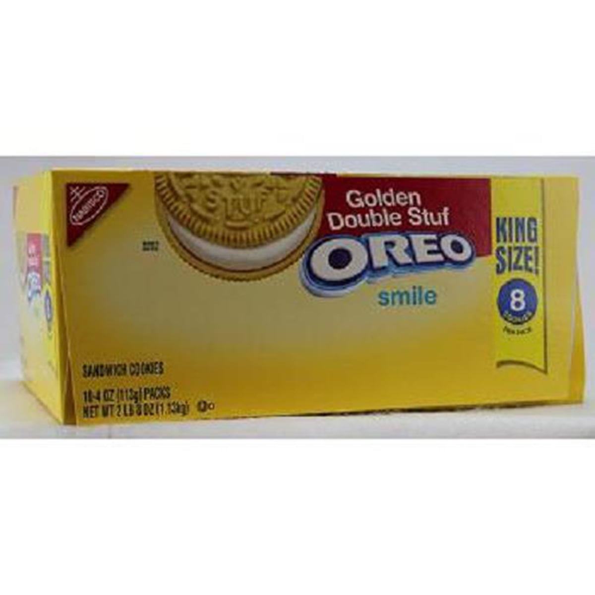 Nabisco King Size, Golden Oreo Double Stuff Sandwich, Count 10 - Cookie & Cracker / Grab ...