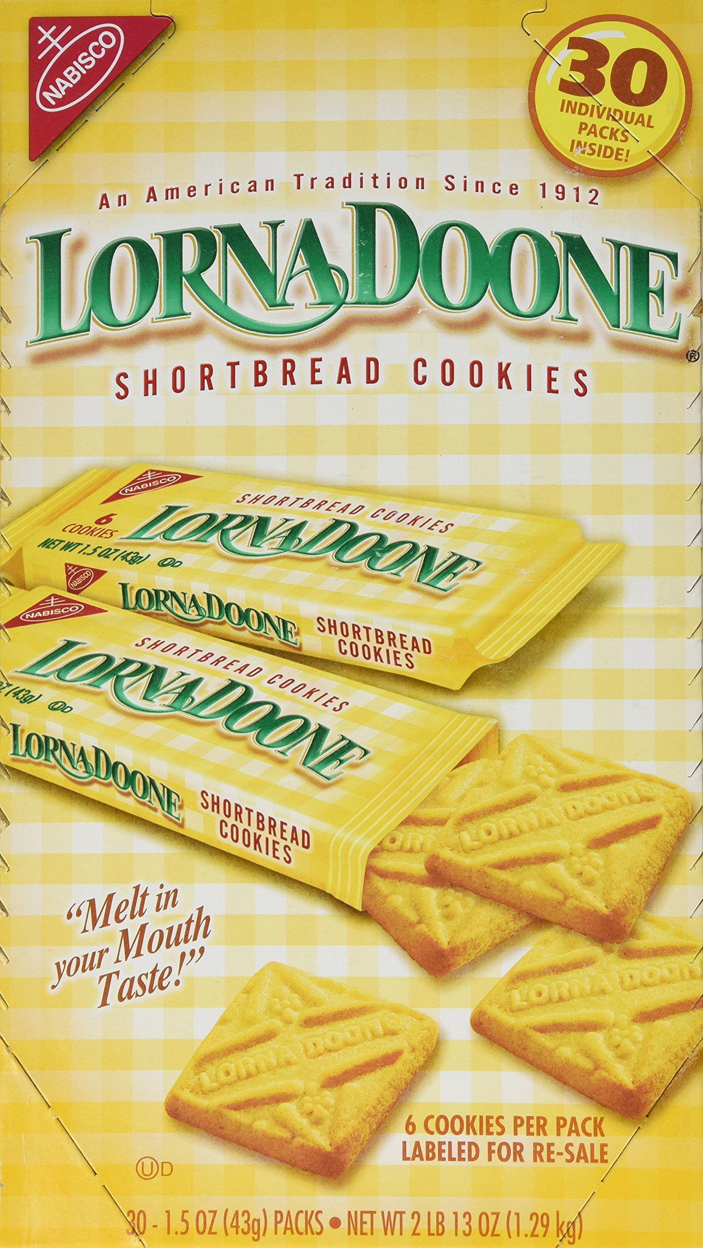 Nabisco Lorna Doone Shortbread Cookies - 30 Ct. - SCS by Nabisco ...