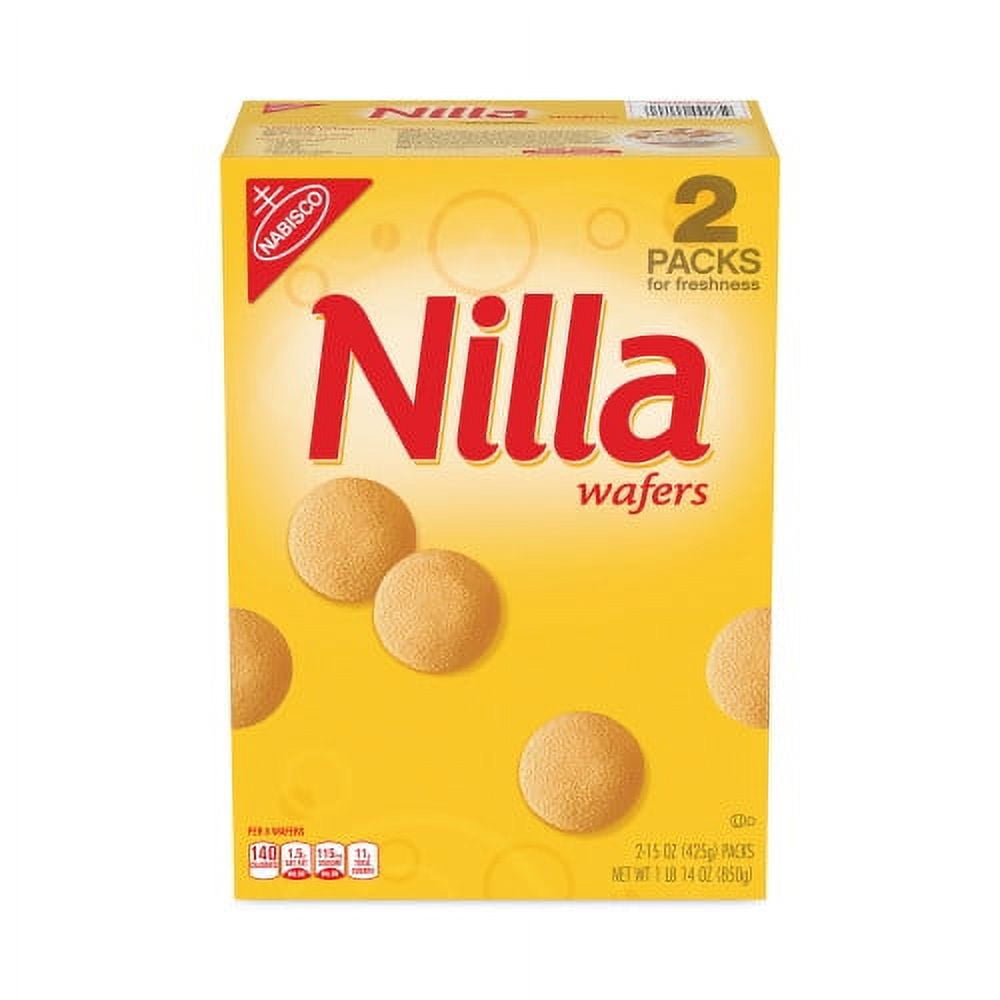 Nabisco Nilla Wafers, 15 oz Box, 2 Boxes/Pack, Each - Walmart.com