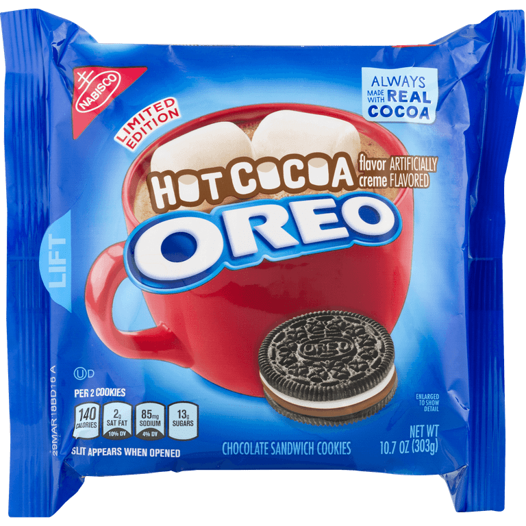 Nabisco Oreo Hot Cocoa Sandwich Cookies Limited Edition 10.7 Oz. Walmart