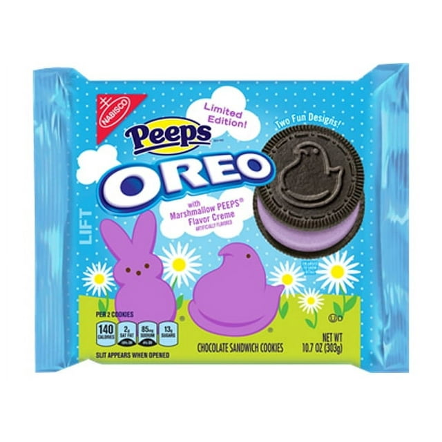 Nabisco Oreo Peeps Chocolate Sandwich Cookies Limited Edition, 10.7 Oz ...